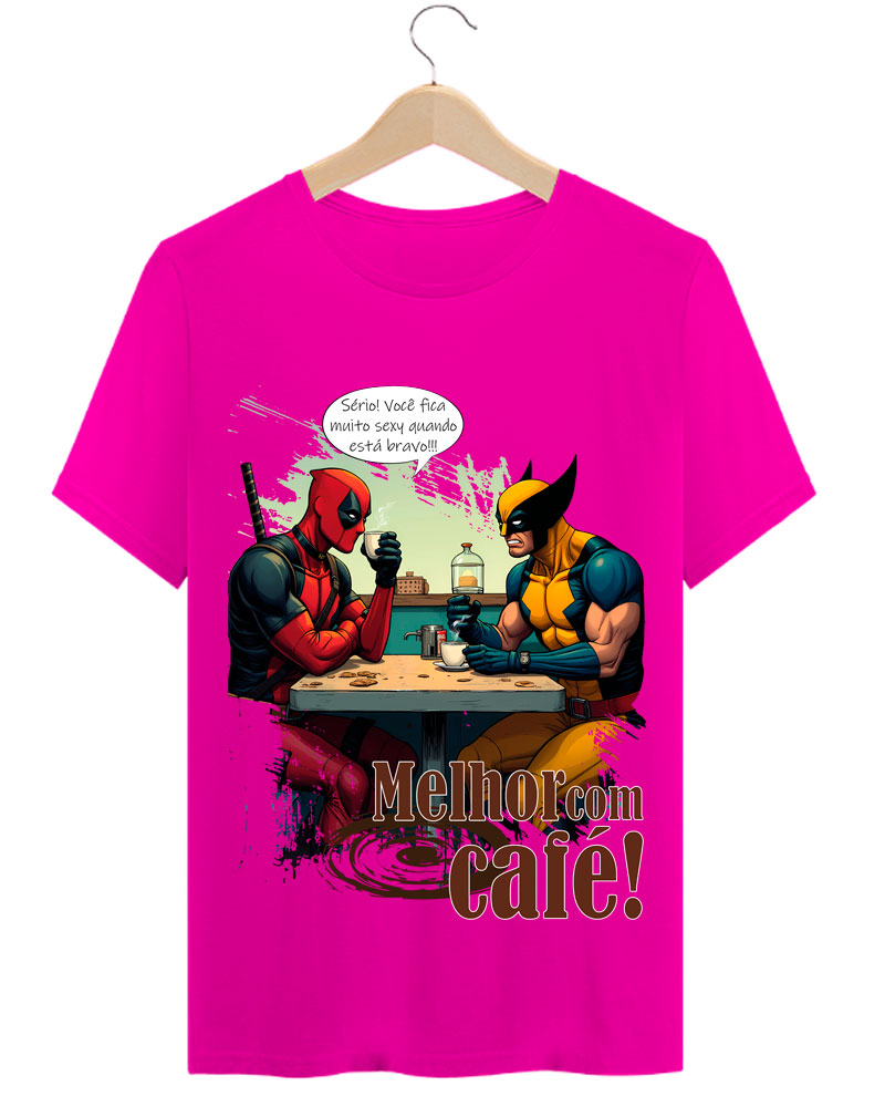 Deadpool e Wolverine – manga br camisetas